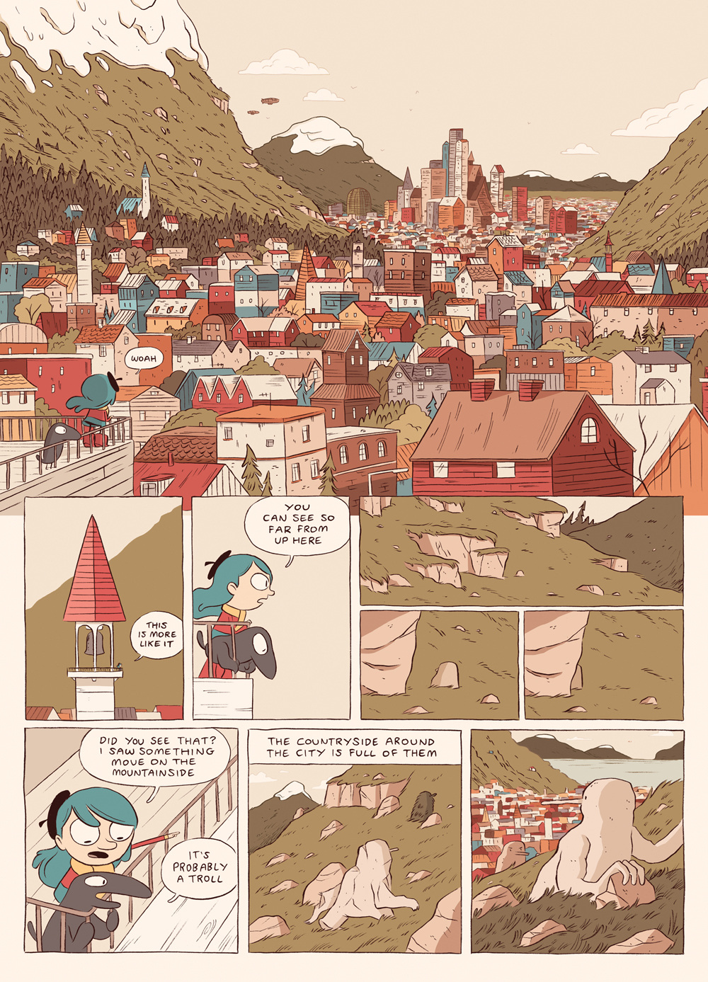 Hilda and The Bird Parade - Luke Pearson - Illustration and Comics